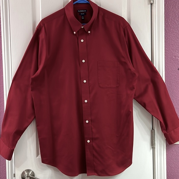 croft & barrow | Shirts | Cranberry Red Dress Shirt | Poshmark